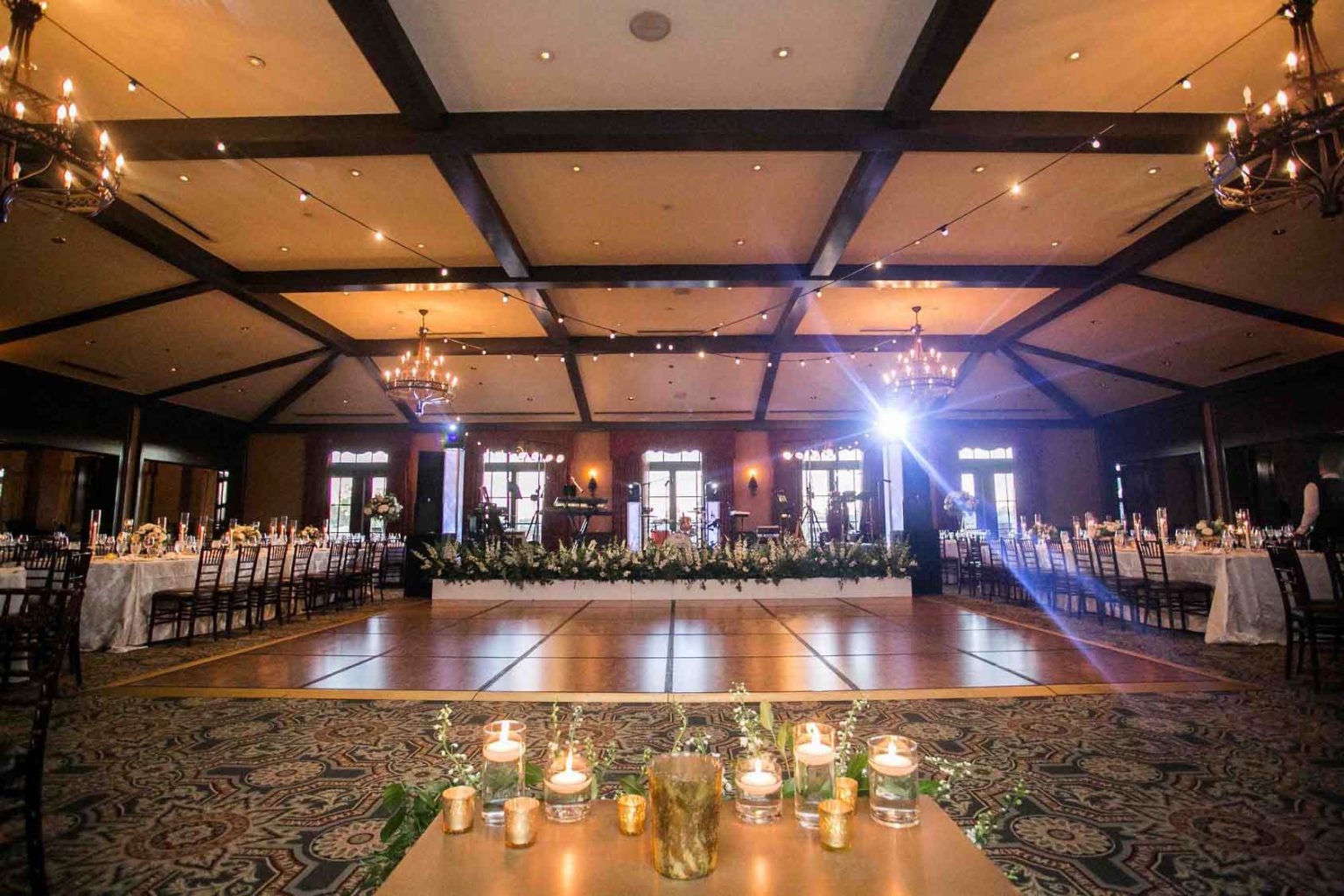 Elegant White and Gold TPC Sawgrass Wedding - A Chair Affair, Inc.