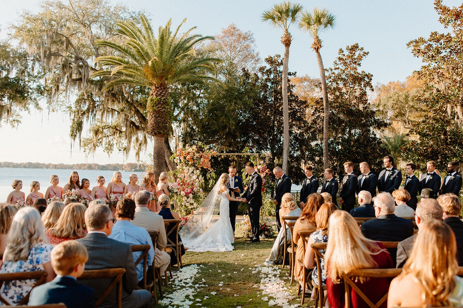 Elegant Floral Wedding at Winter Park Racquet Club - A Chair Affair, Inc.