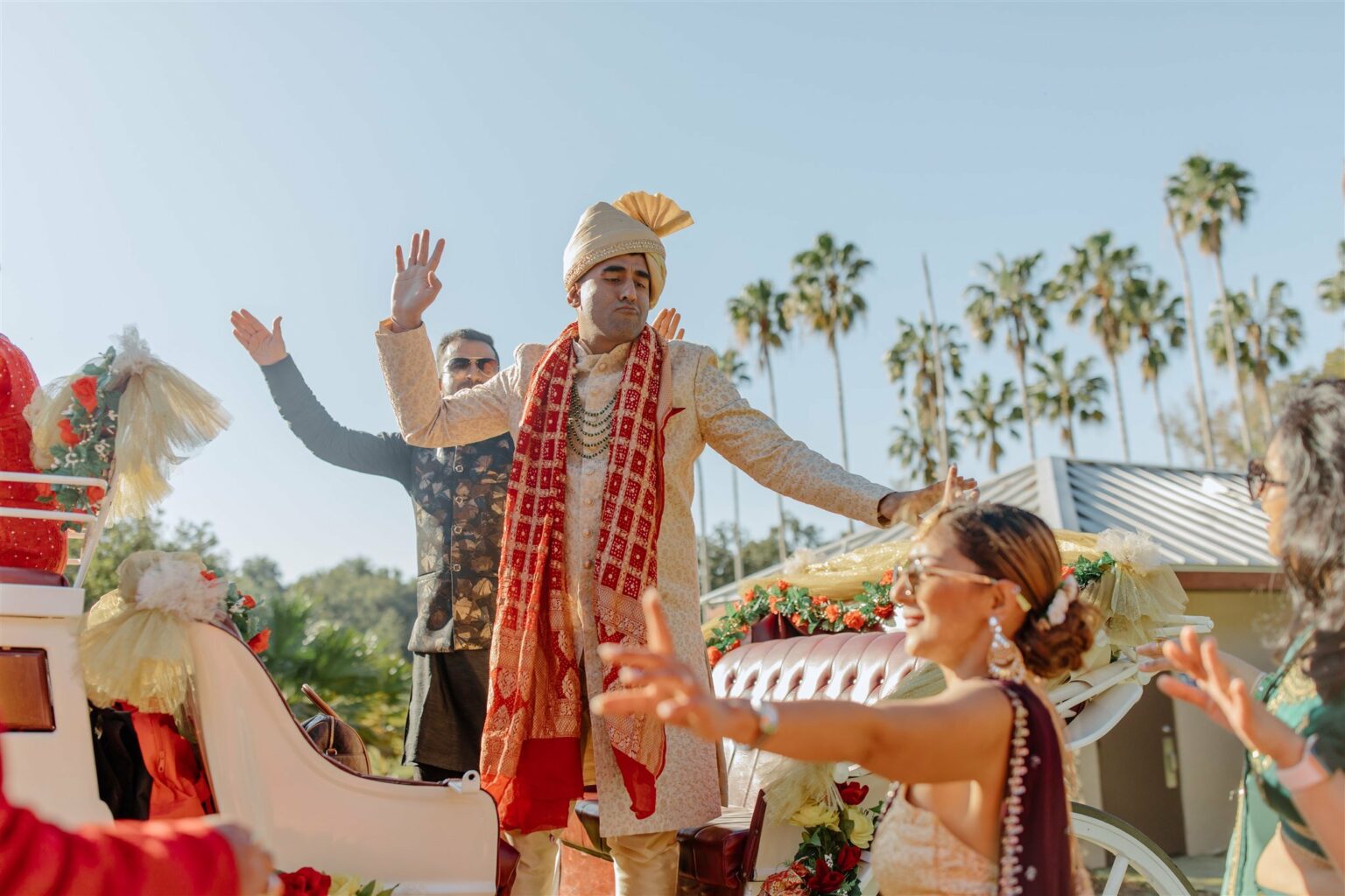 Bright Bold Traditional Indian Wedding - A Chair Affair, Inc.