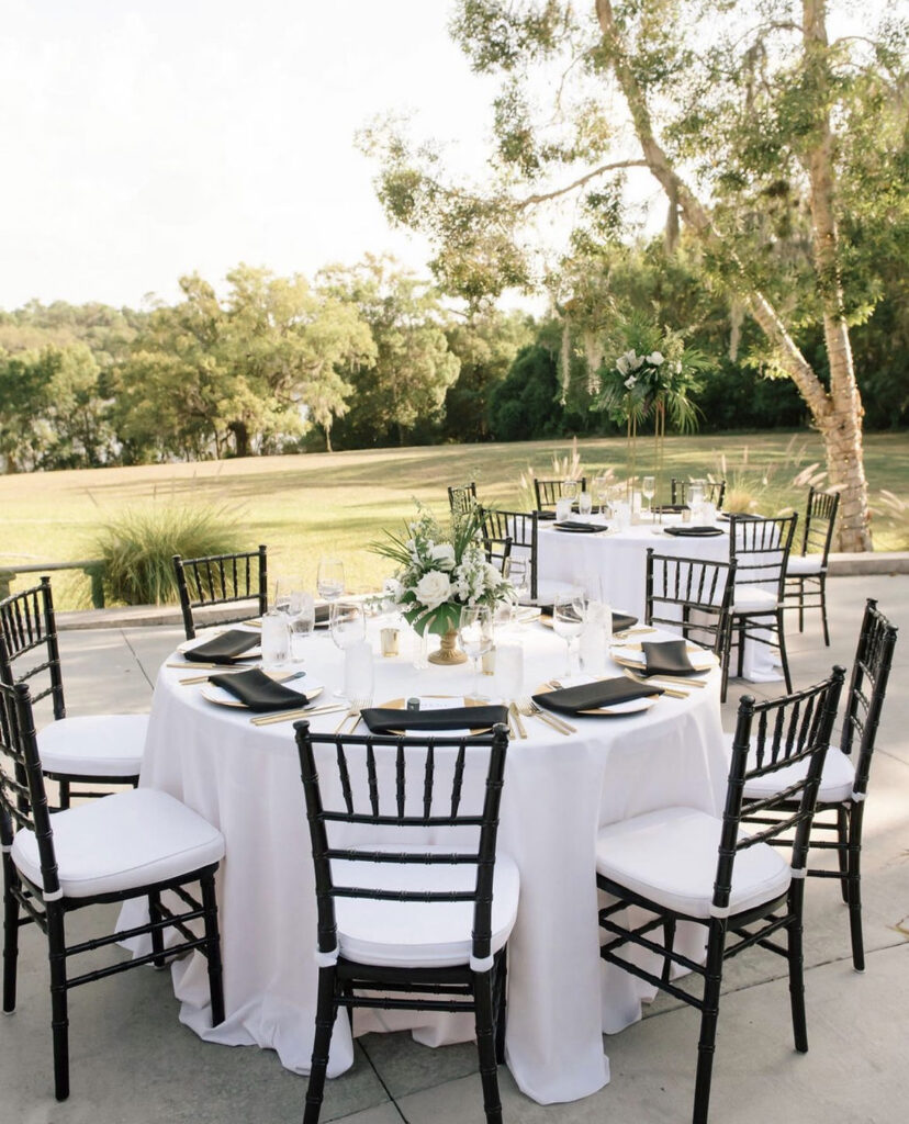 How To Create A Timeless Black & White Wedding - A Chair Affair, Inc.