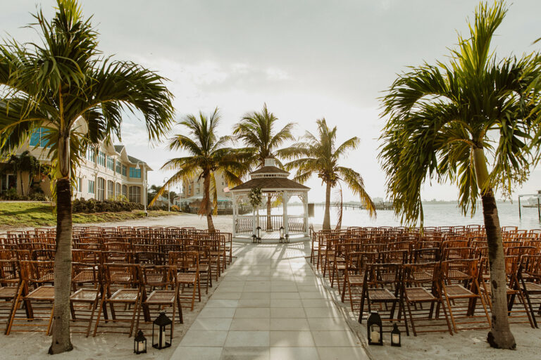 Isla Del Sol Neutral Elegance Wedding - A Chair Affair, Inc.
